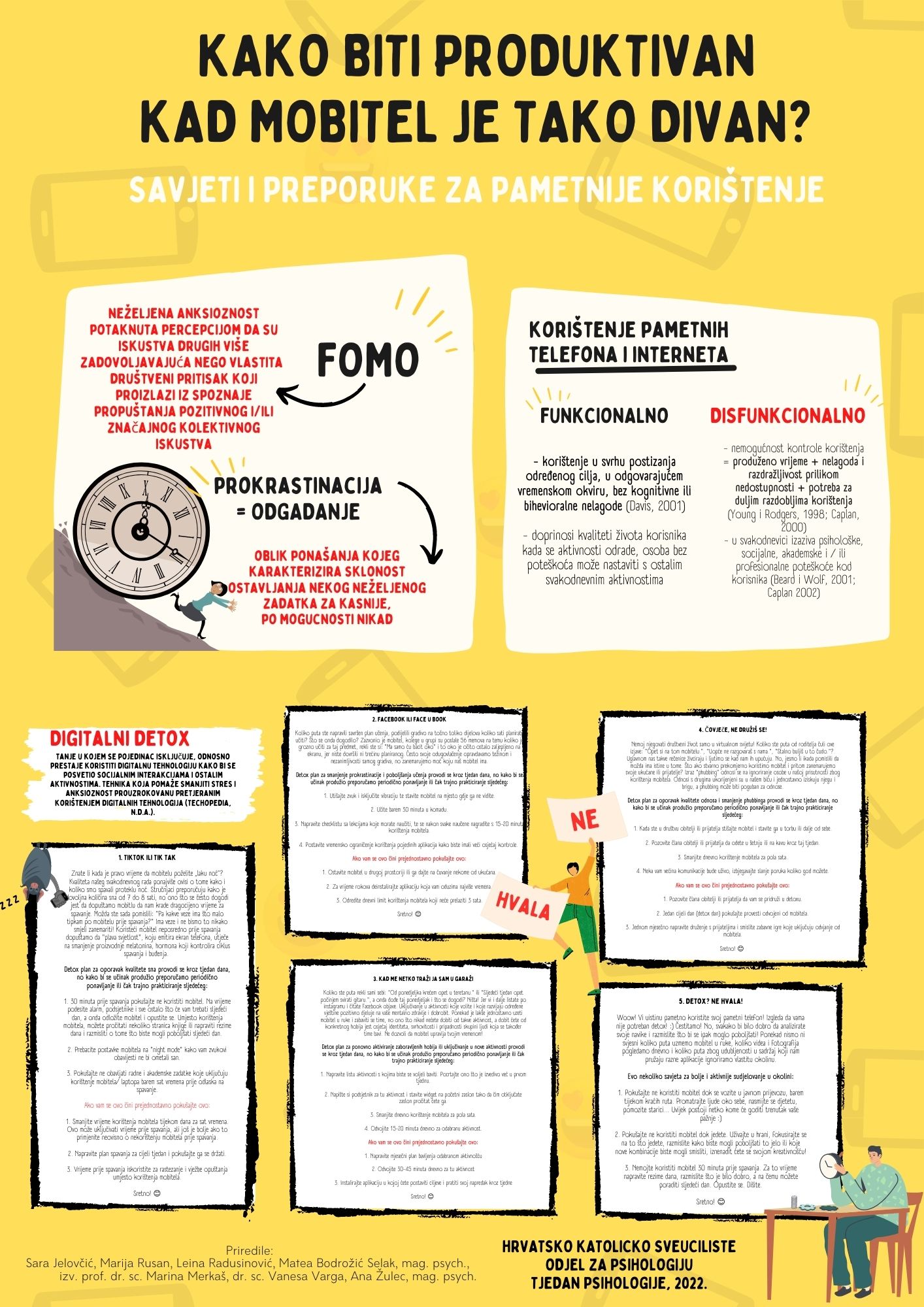 [RADIONICA ZA STUDENTE „Kako biti produktivan kad mobitel je tako divan? Savjeti i preporuke za ...